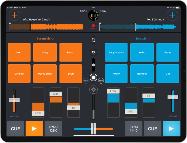 Cross DJ - Top Mixing App for iOS & Android DJs